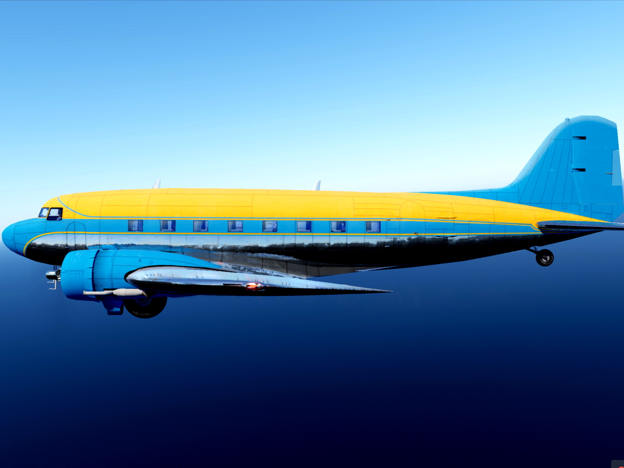 Plain Plane Pack #2 for VSKYLABS C-47 Skytrain and DC-3 Airliner - X ...
