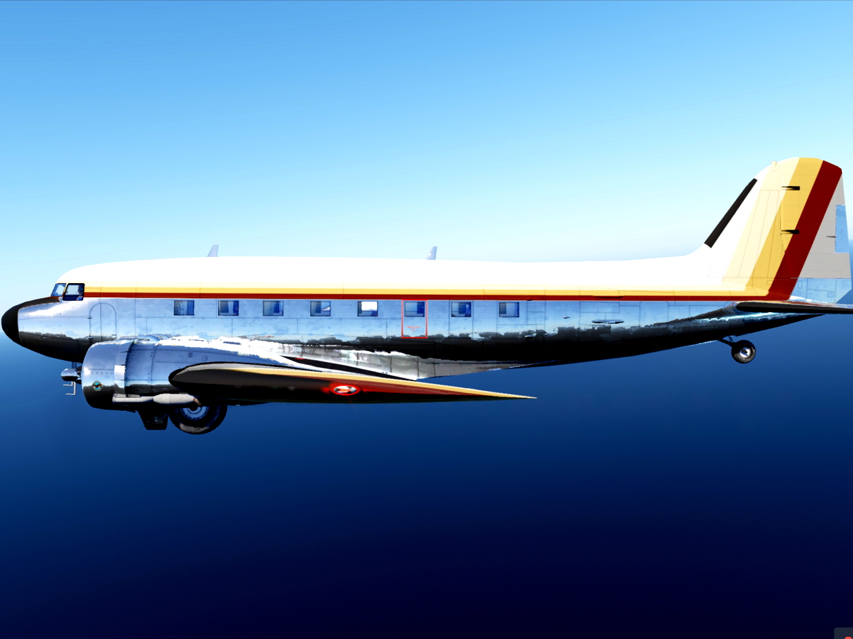 Plain Plane Pack #2 for VSKYLABS C-47 Skytrain and DC-3 Airliner - X ...