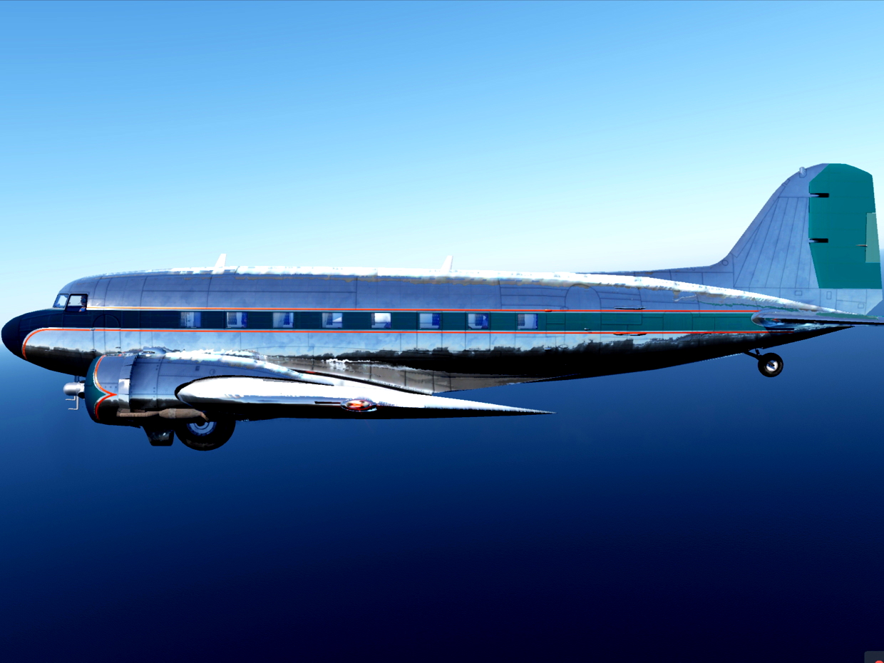 Plain Plane Pack #2 for VSKYLABS C-47 Skytrain and DC-3 Airliner - X ...