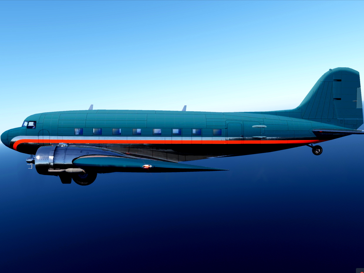 Plain Plane Pack #2 for VSKYLABS C-47 Skytrain and DC-3 Airliner - X ...