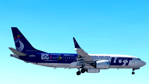 PLL LOT SP-LVH (3rd European Games 2023) - Livery » X-Plane 12