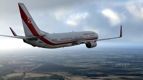 Polish Air Force 111/112 -Livery ZIBO Boeing 737 800 » X-Plane 12