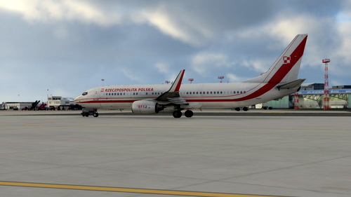 Polish Air Force 111/112 -Livery ZIBO Boeing 737 800 » X-Plane 12