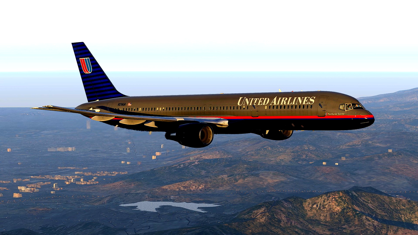[PW] United Airlines Battleship Grey N516UA - X-Plane.to