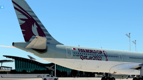 Qatar Airways Airbus A330-300 FIFA World Cup 2022 Livery » X-Plane 12