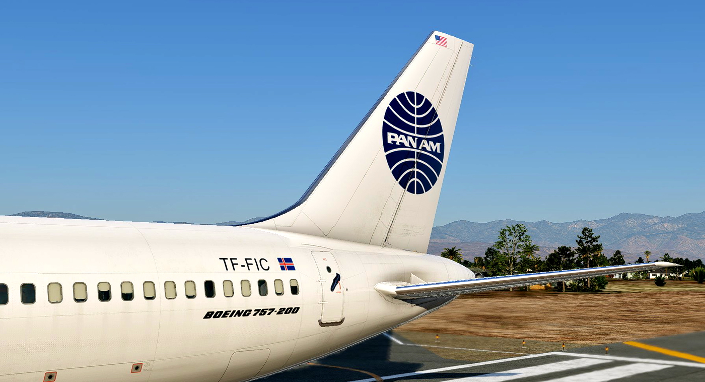 [RR] Pan Am Boeing 757-200 (TF-FIC) - X-Plane.to