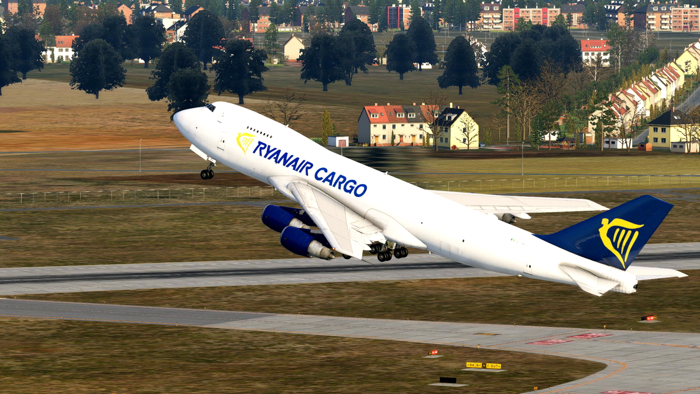Ryan Air Cargo livery (Fictional) | Felis B747-200F - X-Plane.to