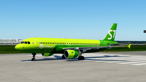 S7 Airlines VQ-BRC livery for SkyTo A320 » X-Plane 12