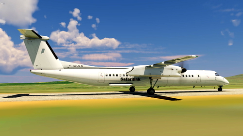 Safarilink - 5Y-SLD (White Livery) (Fictional) (Original Aircraft Dash ...