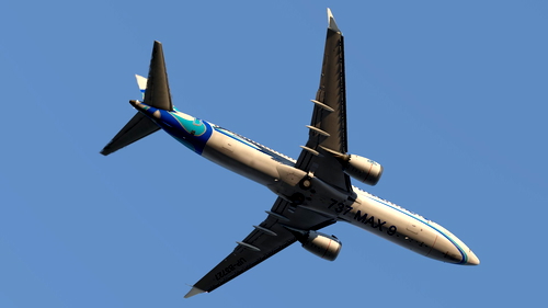 SCAT Airlines Boeing 737-9 MAX (MaxTeamDesign) » X-Plane 12
