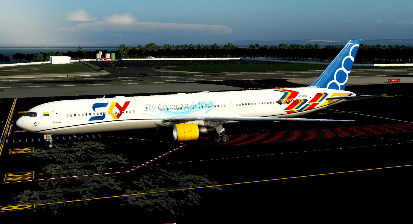 Sky Colombia B767-400 Livery » X-Plane 12