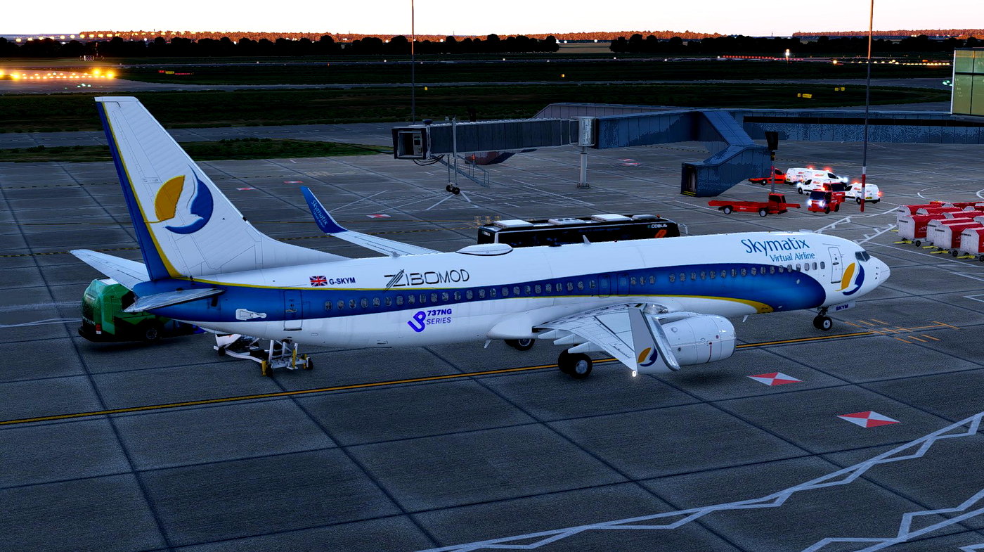 SkyMatix VA 26 Hooked livery G-SKYM for the LevelUp-U2 B737-800NG, for ...