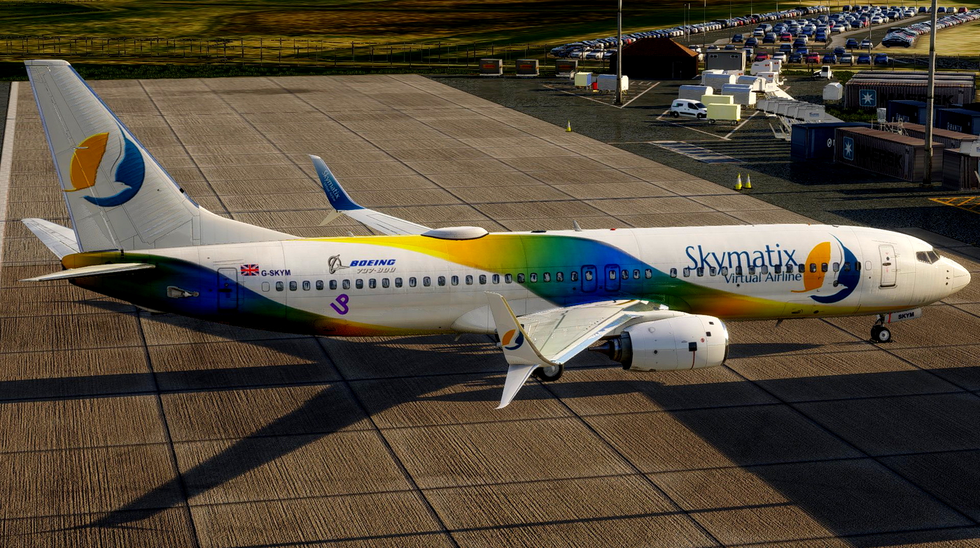 SkyMatix VA Sunrise livery G-SKYM by FlySim24 for the B737-800NG ...