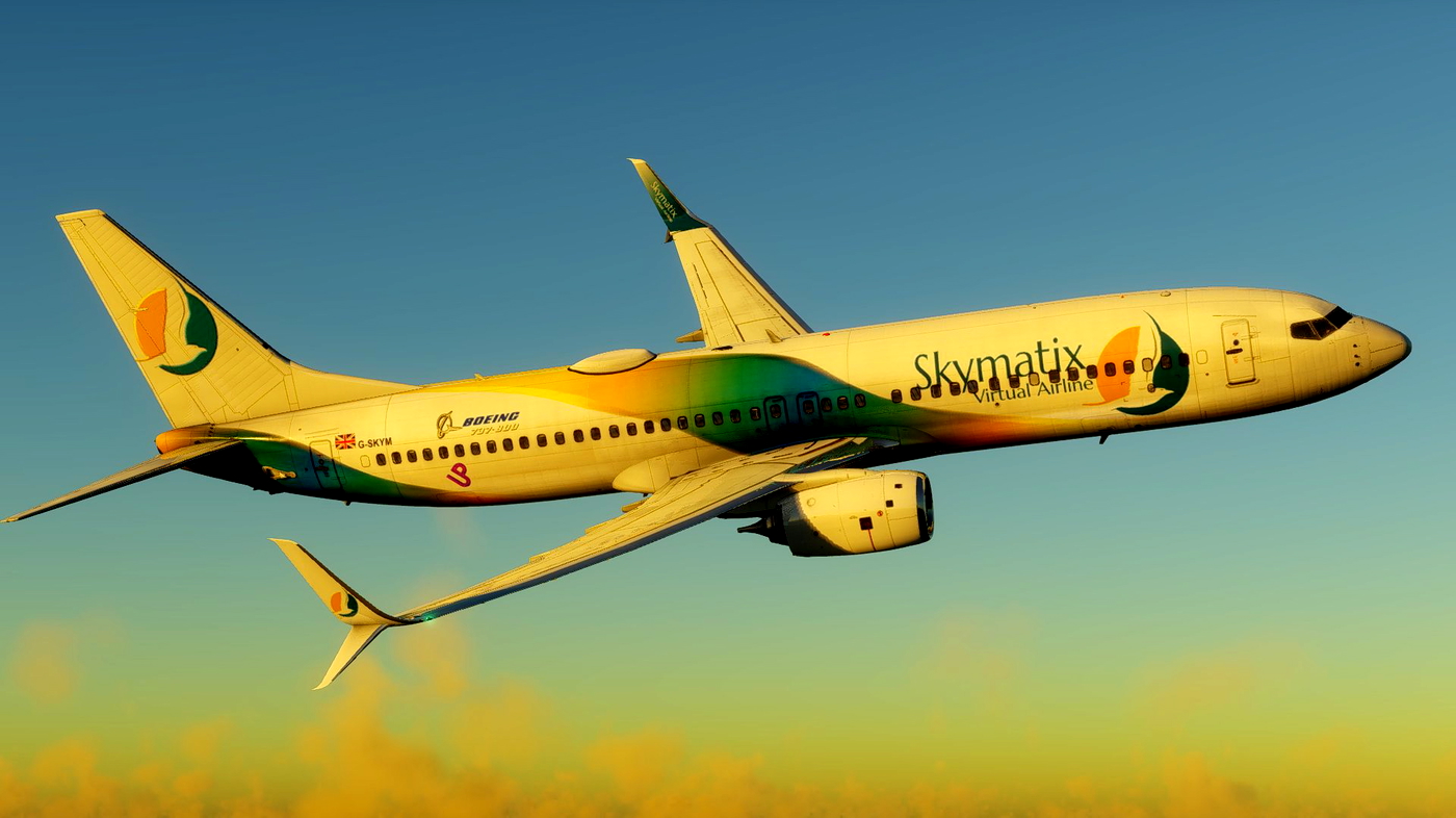 SkyMatix VA Sunrise livery G-SKYM by FlySim24 for the B737-800NG ...