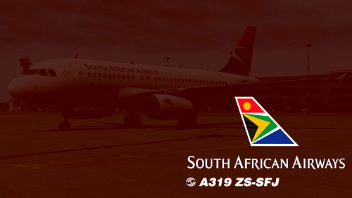 South African Airways Livery for Toliss A319 » X-Plane 12