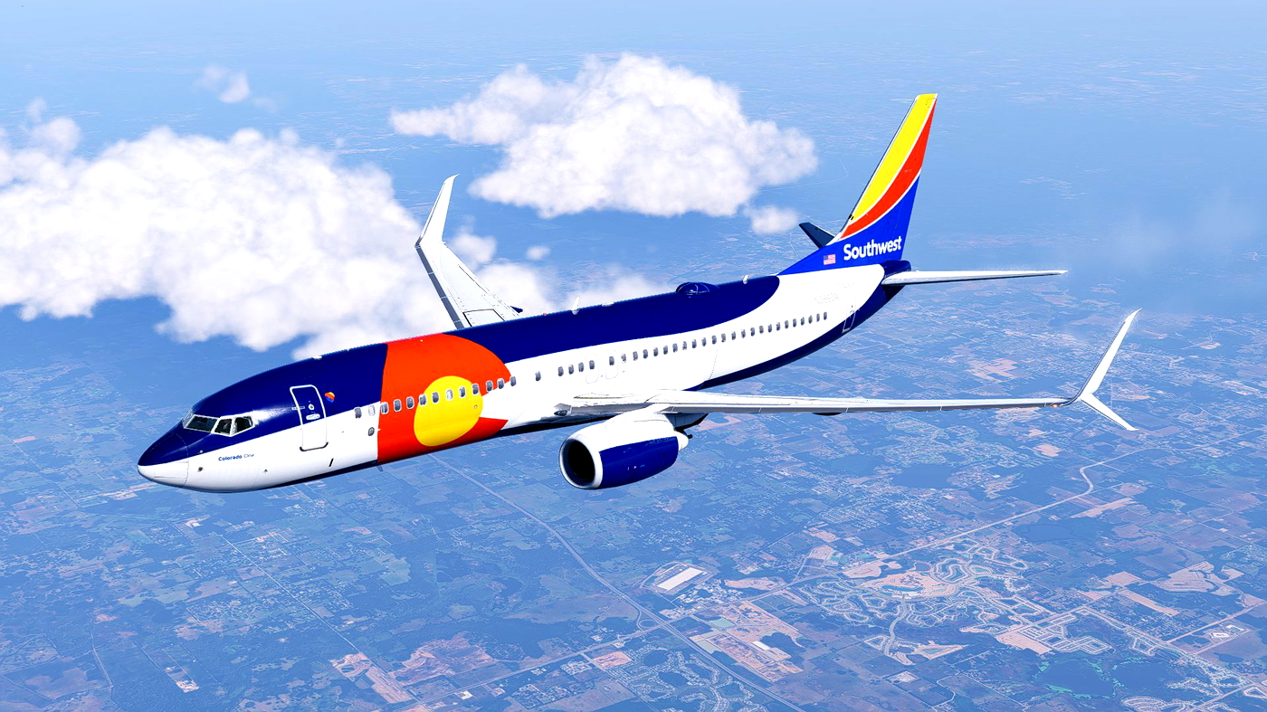 Southwest Airlines - Colorado One | 737-800 - X-Plane.to
