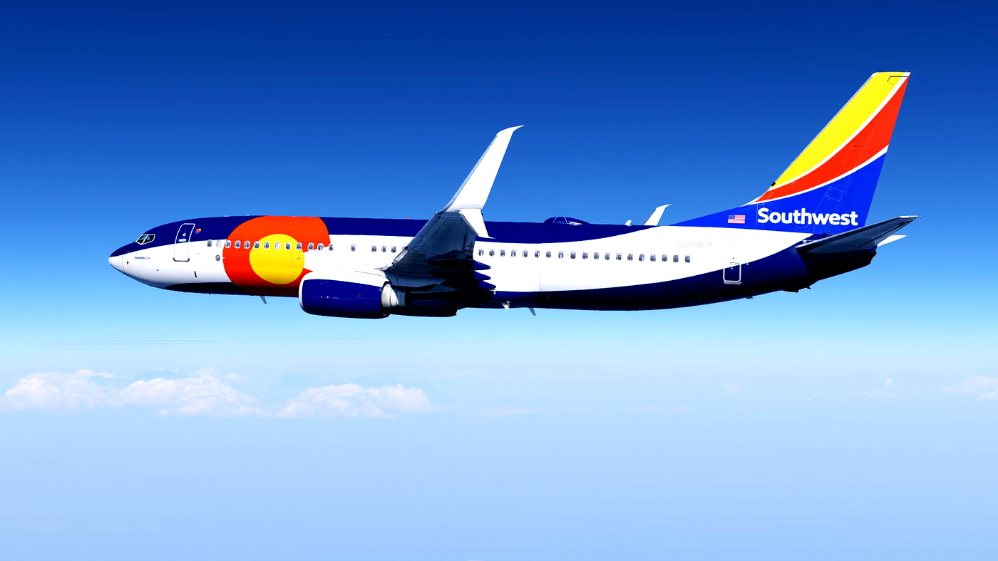Southwest Airlines - Colorado One | 737-800 - X-Plane.to