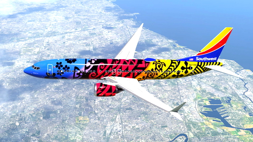 Southwest - Imua One | 737-MAX8 (Max Team Design) » X-Plane 12