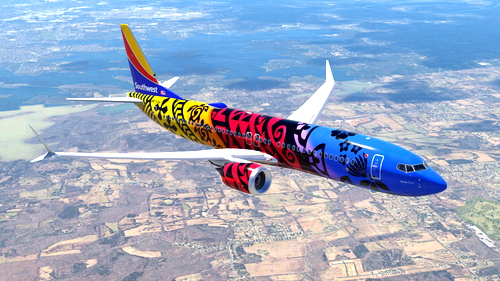 Southwest - Imua One | 737-MAX8 (Max Team Design) » X-Plane 12