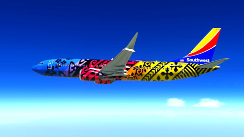 Southwest - Imua One | 737-MAX8 (Max Team Design) » X-Plane 12