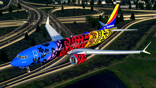 Southwest - Imua One | 737-MAX8 (Max Team Design) » X-Plane 12