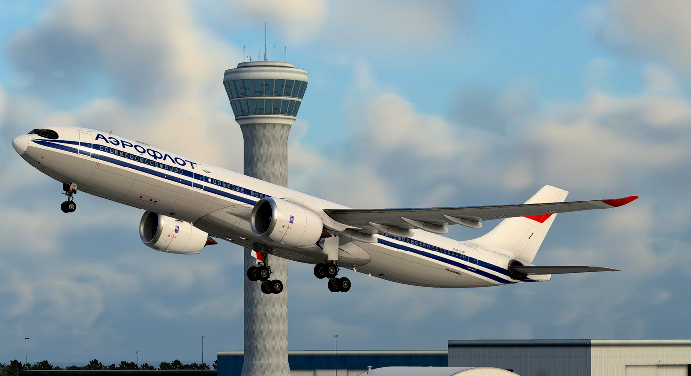 Soviet Aeroflot livery for A330-300 & A330-900neo mod » X-Plane 12