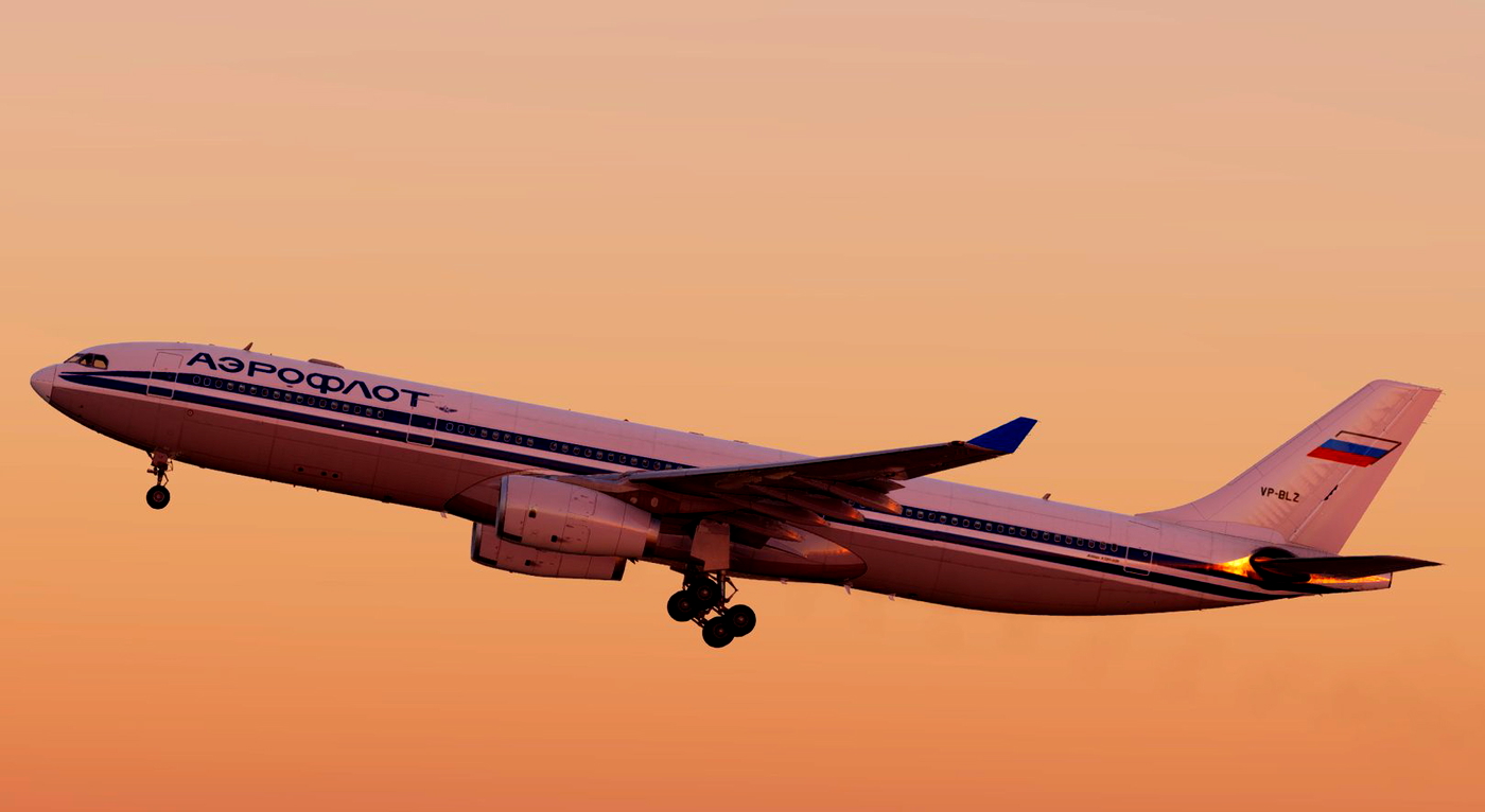 Soviet Aeroflot livery for A330-300 & A330-900neo mod » X-Plane 12
