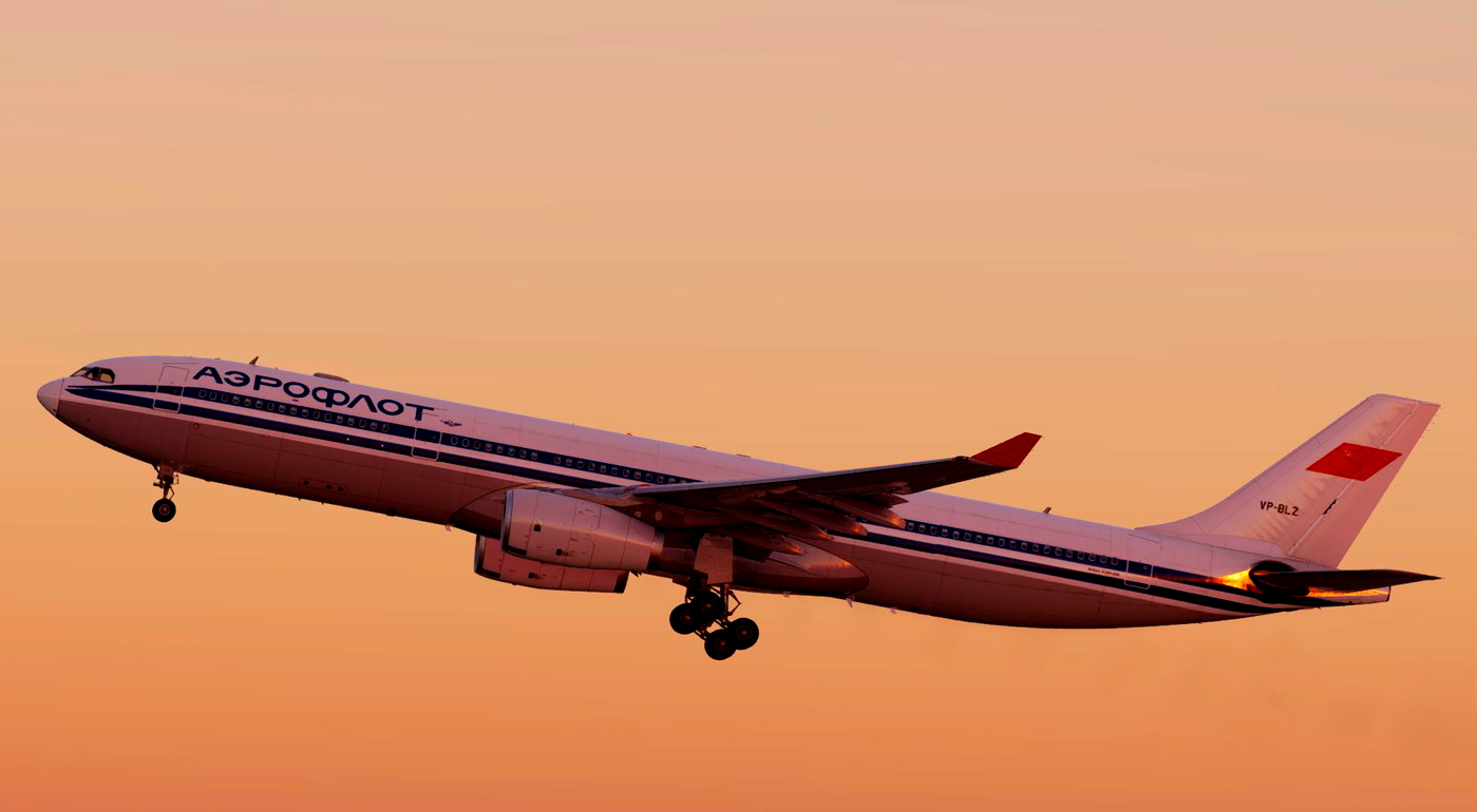 Soviet Aeroflot livery for A330-300 & A330-900neo mod » X-Plane 12
