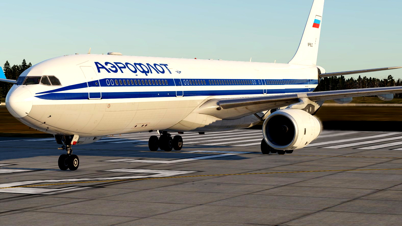 Soviet Aeroflot livery for A330-300 & A330-900neo mod » X-Plane 12