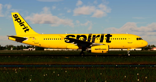 Spirit Airlines A320-232 Wingtip Fence Pack » X-Plane 12
