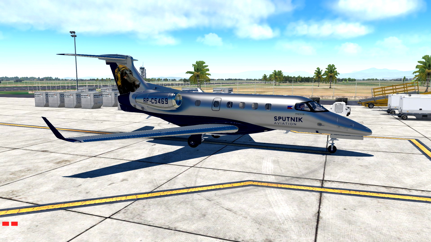 Sputnik Aviation Embraer Phenom 300 90k livery - X-Plane.to