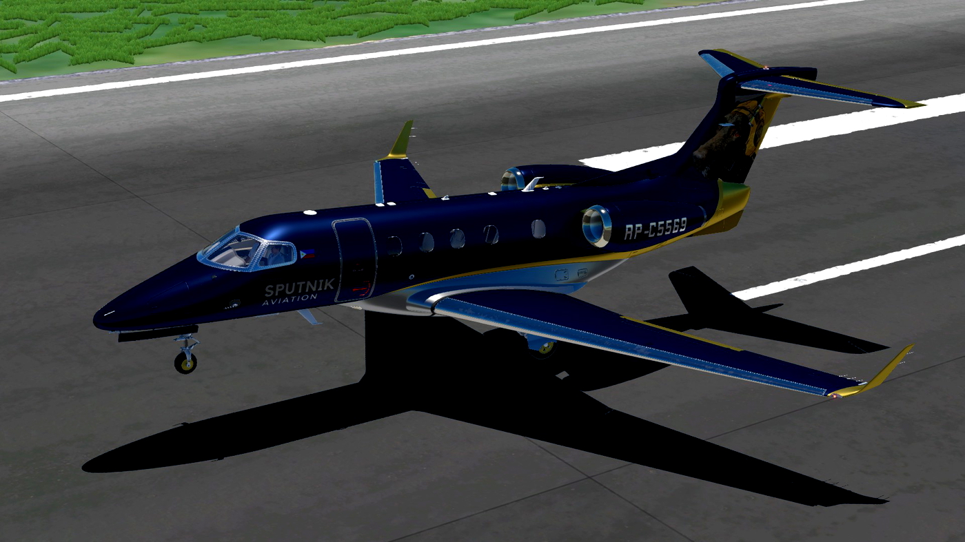 Sputnik Aviation Embraer Phenom 300 90k livery - X-Plane.to