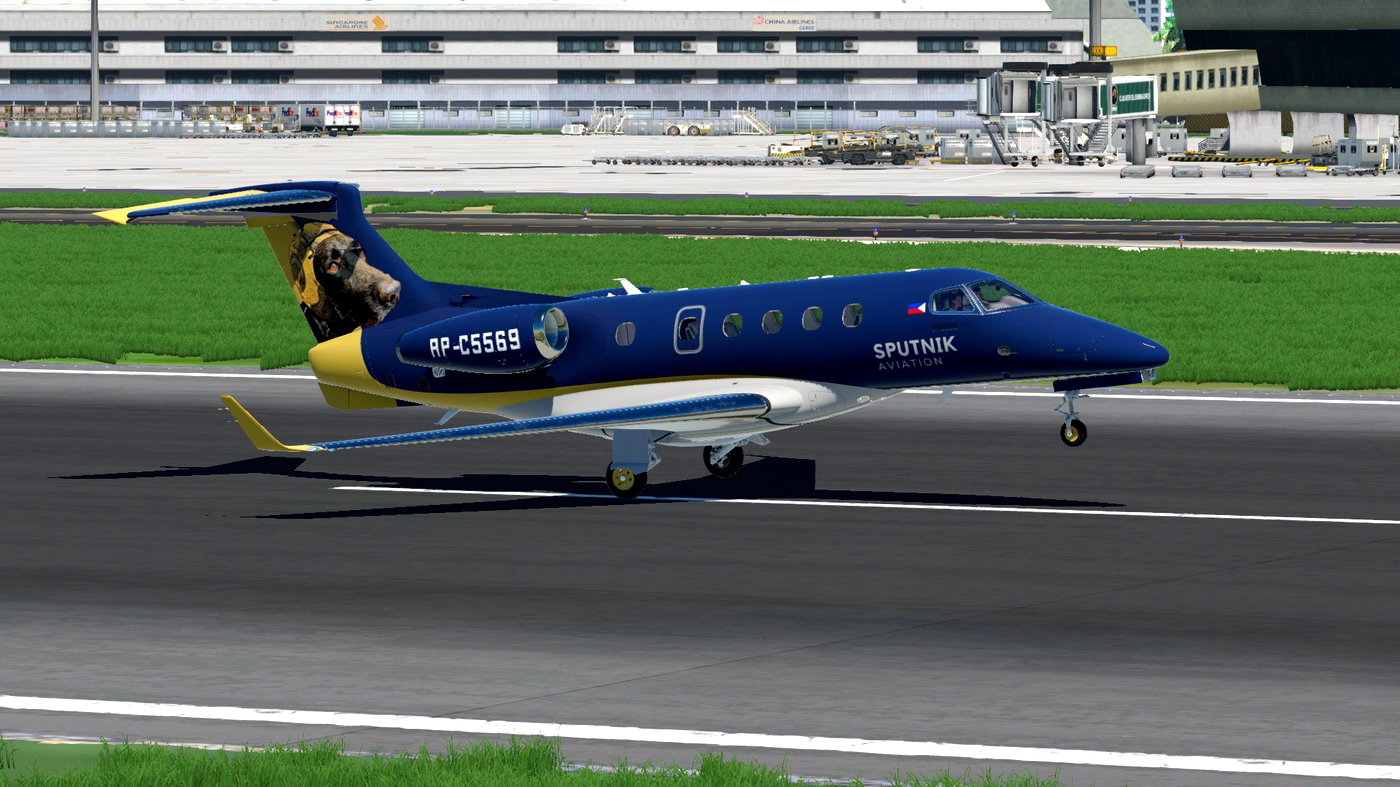 Sputnik Aviation Embraer Phenom 300 90k livery - X-Plane.to