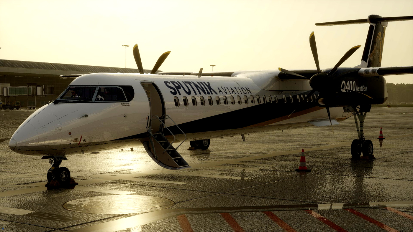 Sputnik Aviation FlyJSim Q400 Dash 8 90k livery - X-Plane.to