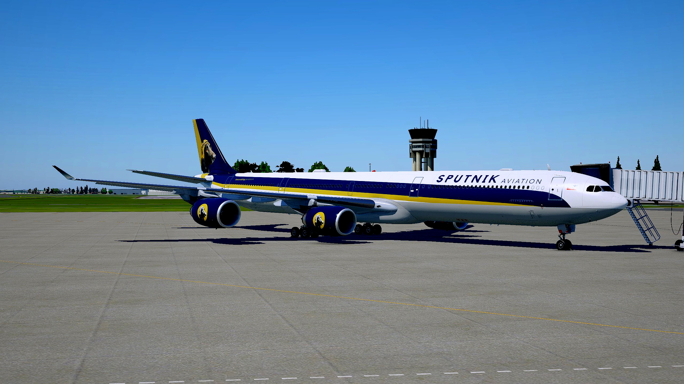Sputnik Aviation ToLiSS A346 90k livery - X-Plane.to