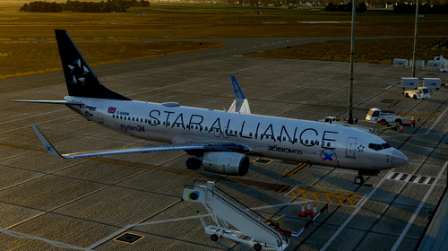 Star Alliance X-Plane World livery G-SAXW for the B737-800 ZiboMod » X ...