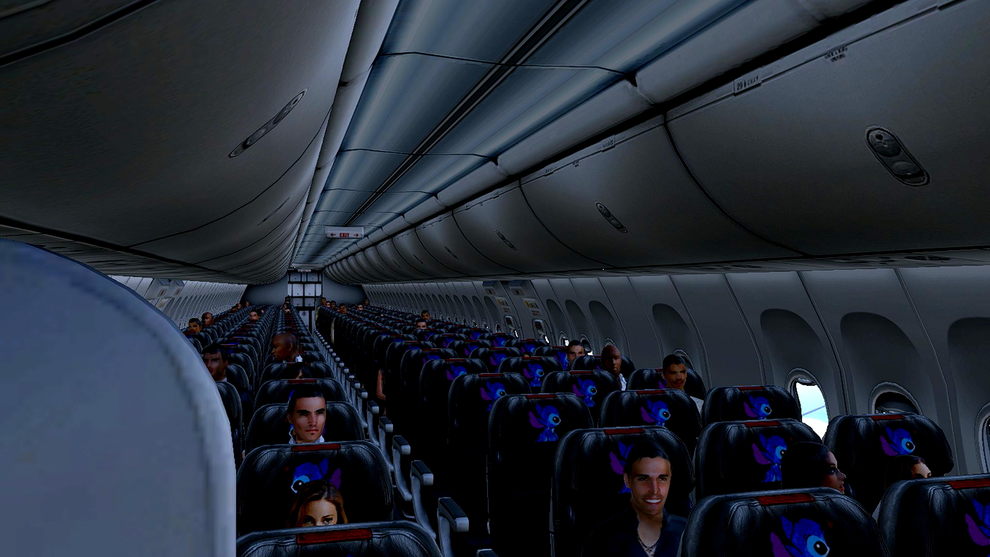 Stitch Airlines Boeing 737 Zibo (738) Livery - X-Plane.to