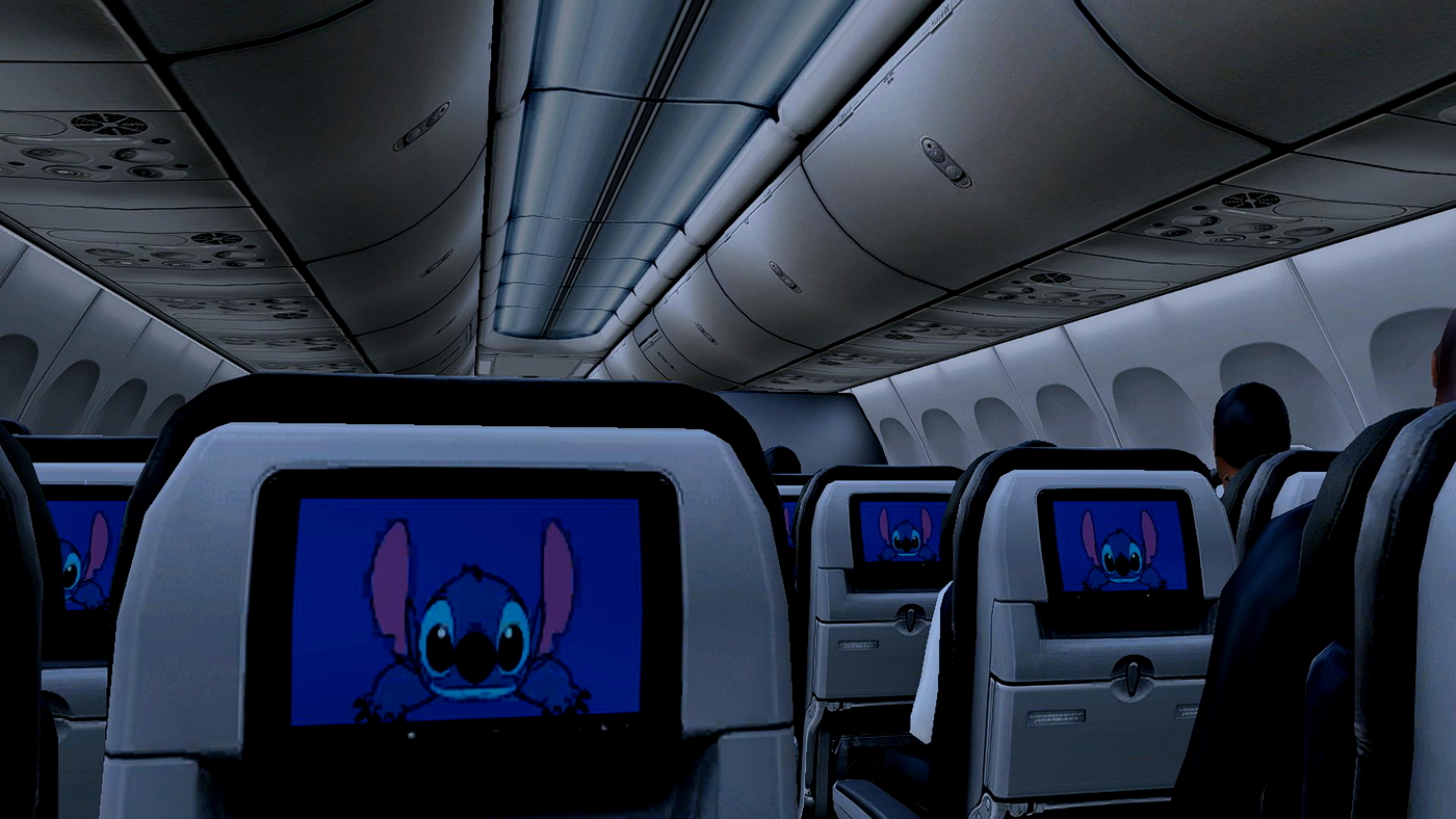 Stitch Airlines Boeing 737 Zibo (738) Livery - X-Plane.to