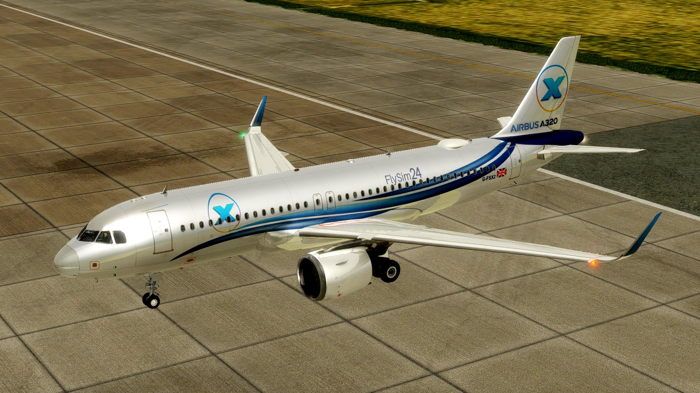 ToLiss A320 - X-Plane Ocean Waves G-FSX2 Livery for X-Plane 12 - X-Plane.to
