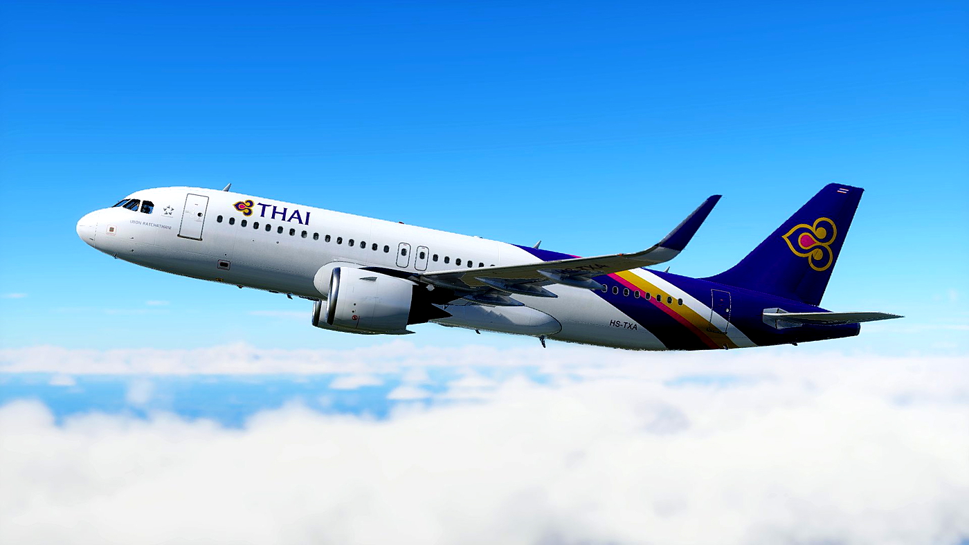 Toliss A320neo Thai Airways HS-TXA - X-Plane.to