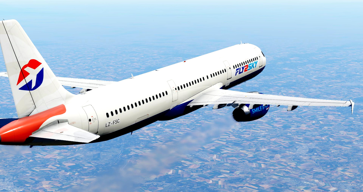 Toliss A321 Livery Fly2Sky LZ-FSC | X-Plane.to