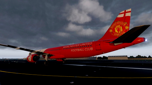 Toliss a321 Manchester United Livery » X-Plane 12
