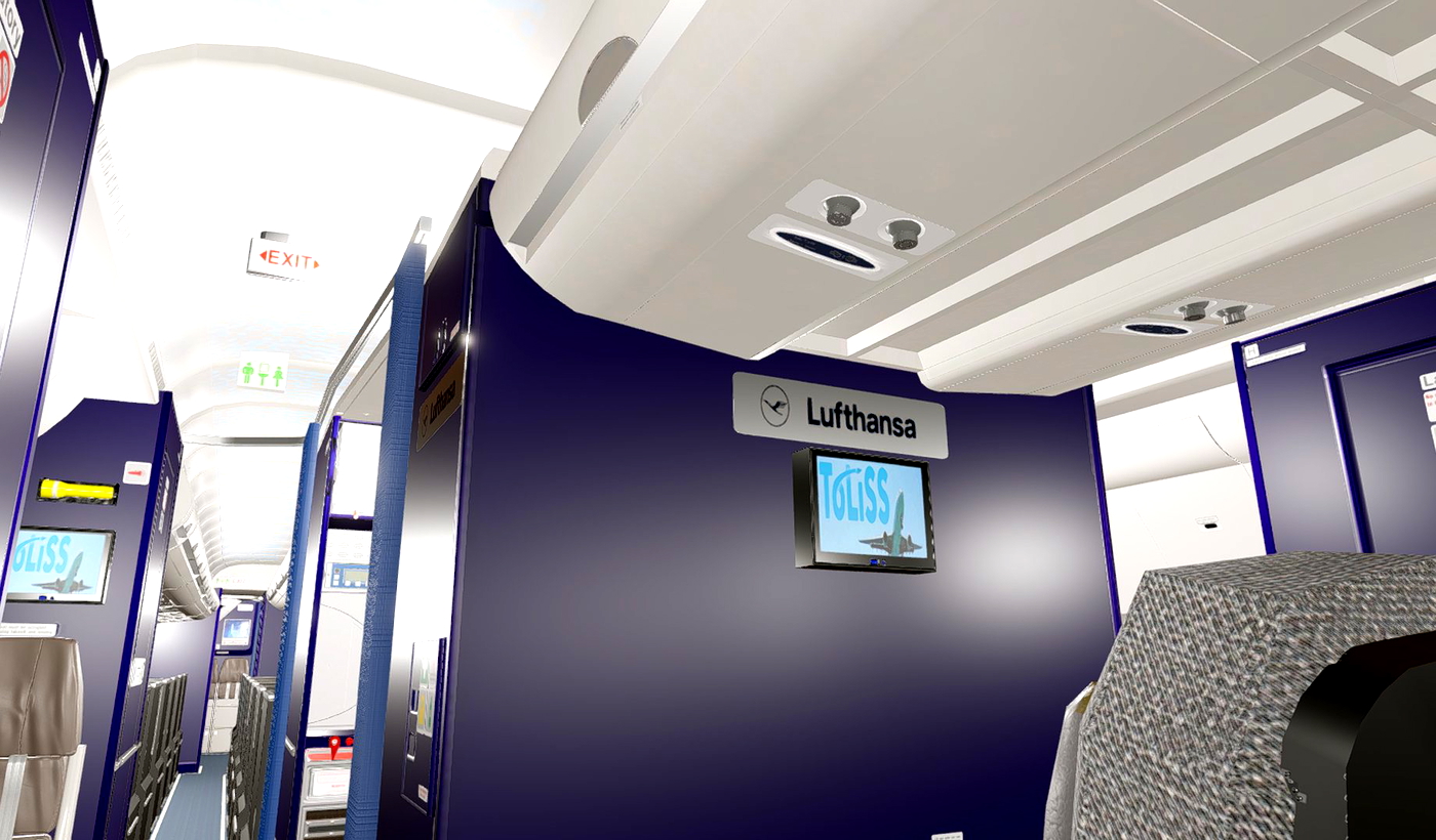 Toliss A330-900NEO Lufthansa with cabin - X-Plane.to