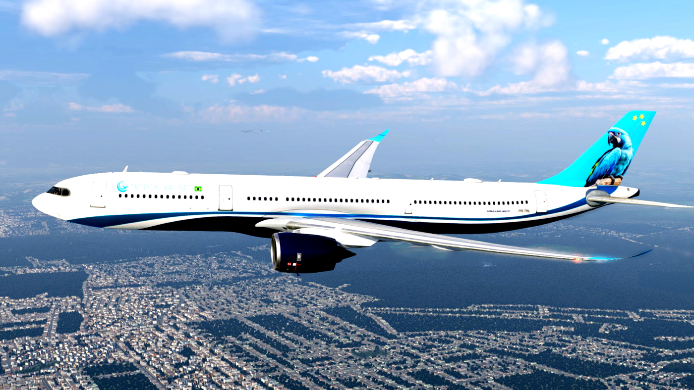 Tropical Airlines A339 Toliss - X-Plane.to