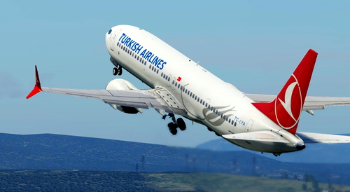 Turkish Airlines Max Team Design B737 Max 9 TC-LYA » X-Plane 12