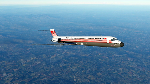 Turkish Airlines Retro Livery (TC-JBK) » X-Plane 12
