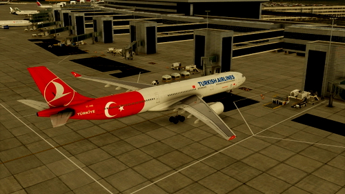 Turkish Airlines Team Türkiye Livery (TC-JNB) » X-Plane 12