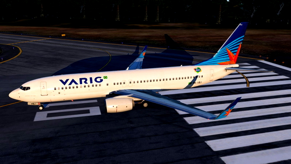 VARIG PR-VBJ (CIRCA 2007) ZIBO 737 » X-Plane 12
