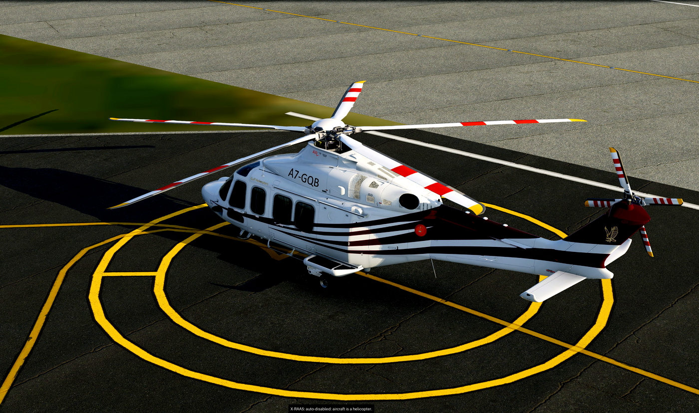 X-Rotors AW-139 Gulf Helicopters Livery (A7-GQB) - X-Plane.to