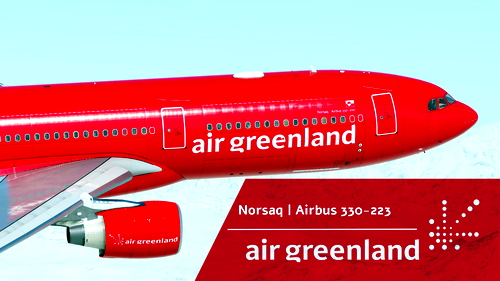 X-Works A330-200 | Air Greenland "Norsaq" | OY-GRN » X-Plane 12